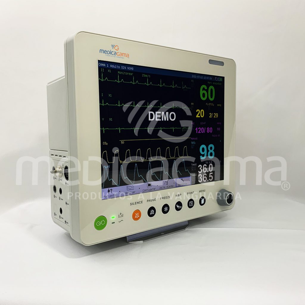 Monitor Multiparámetros Elite 12″ con CO2 - MedicaGama