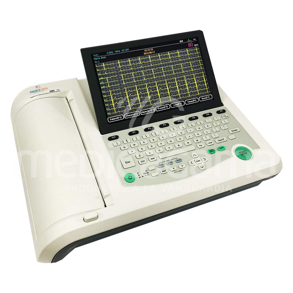 Electrocardiógrafo de 12 Canales y 12 Derivaciones - MedicaGama