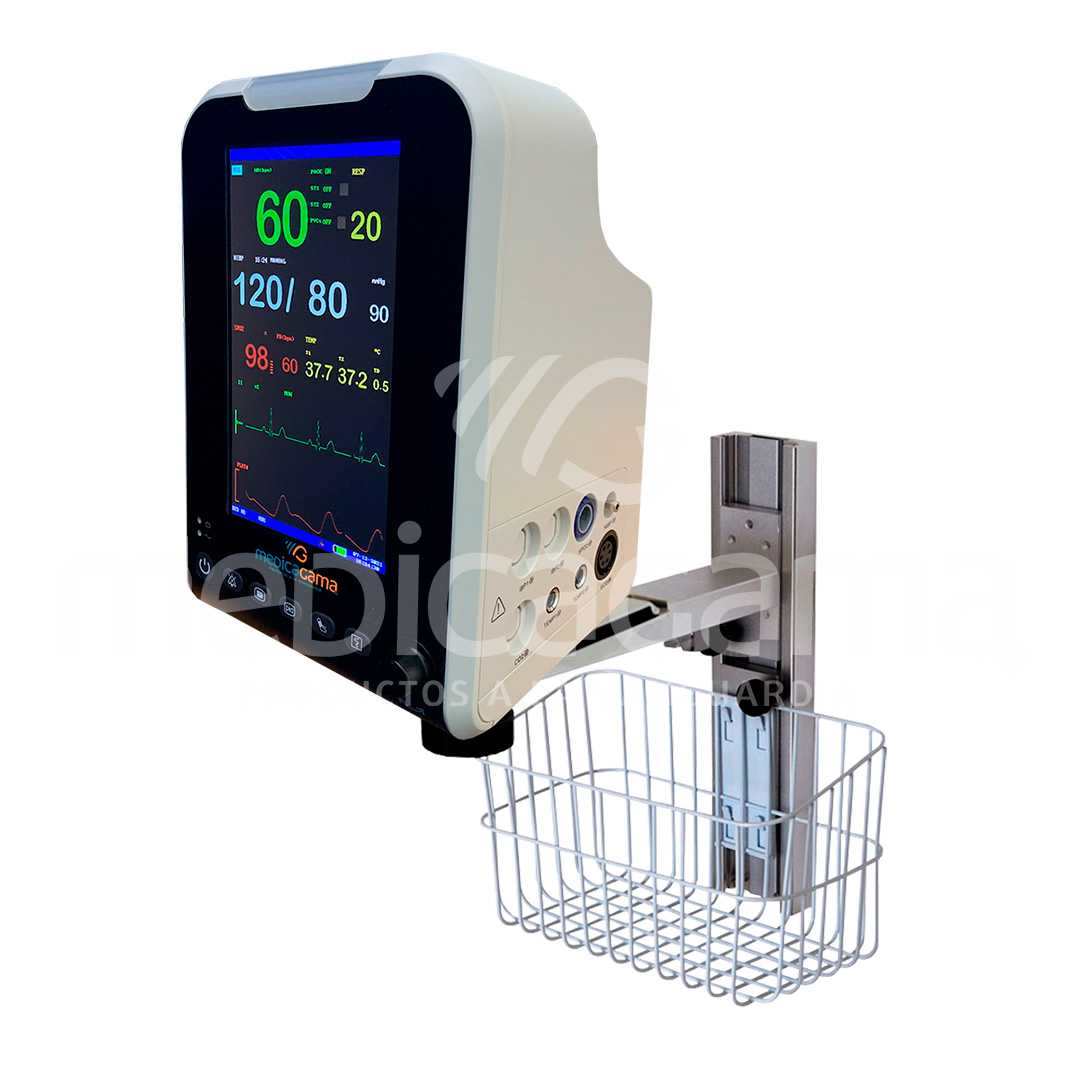 Monitor Multiparámetros 7″ + Base de Pared para Monitor - MedicaGama