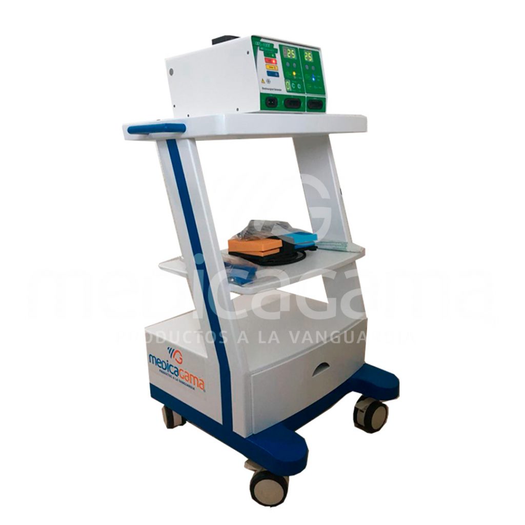 Electrocauterio Monopolar y Bipolar 100W + Carro para Cauterio - MedicaGama