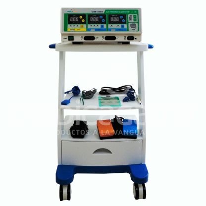 Electrocauterio Monopolar y Bipolar 350W + Carro para Cauterio - MedicaGama