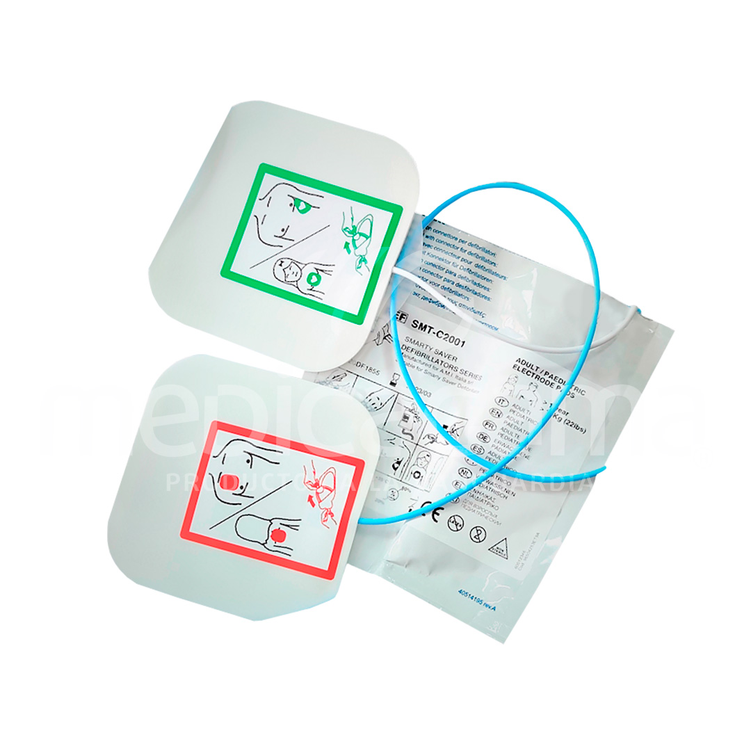 Par de parches universales para Desfibrilador - MedicaGama
